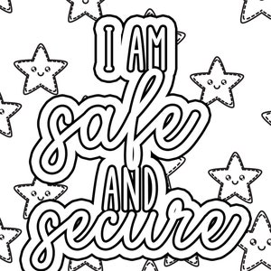 25 Printable Affirmation Coloring Pages for Kids! Print at Home Kids ...