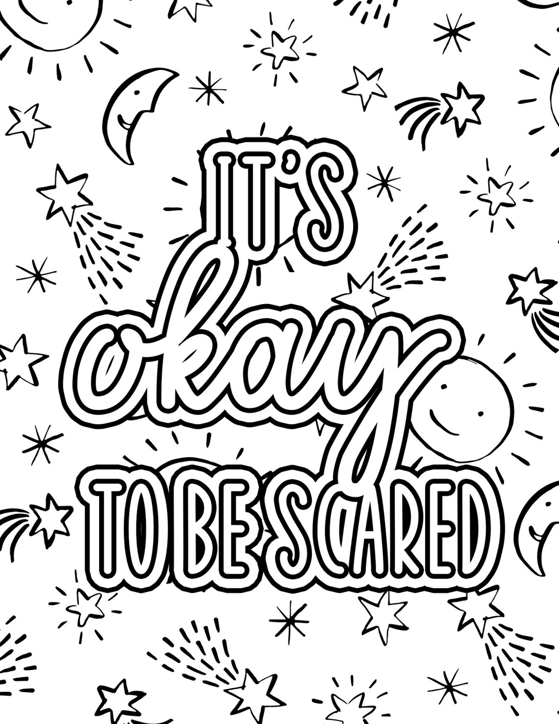 25 Printable Affirmation Coloring Pages for Kids! Print at Home Kids ...