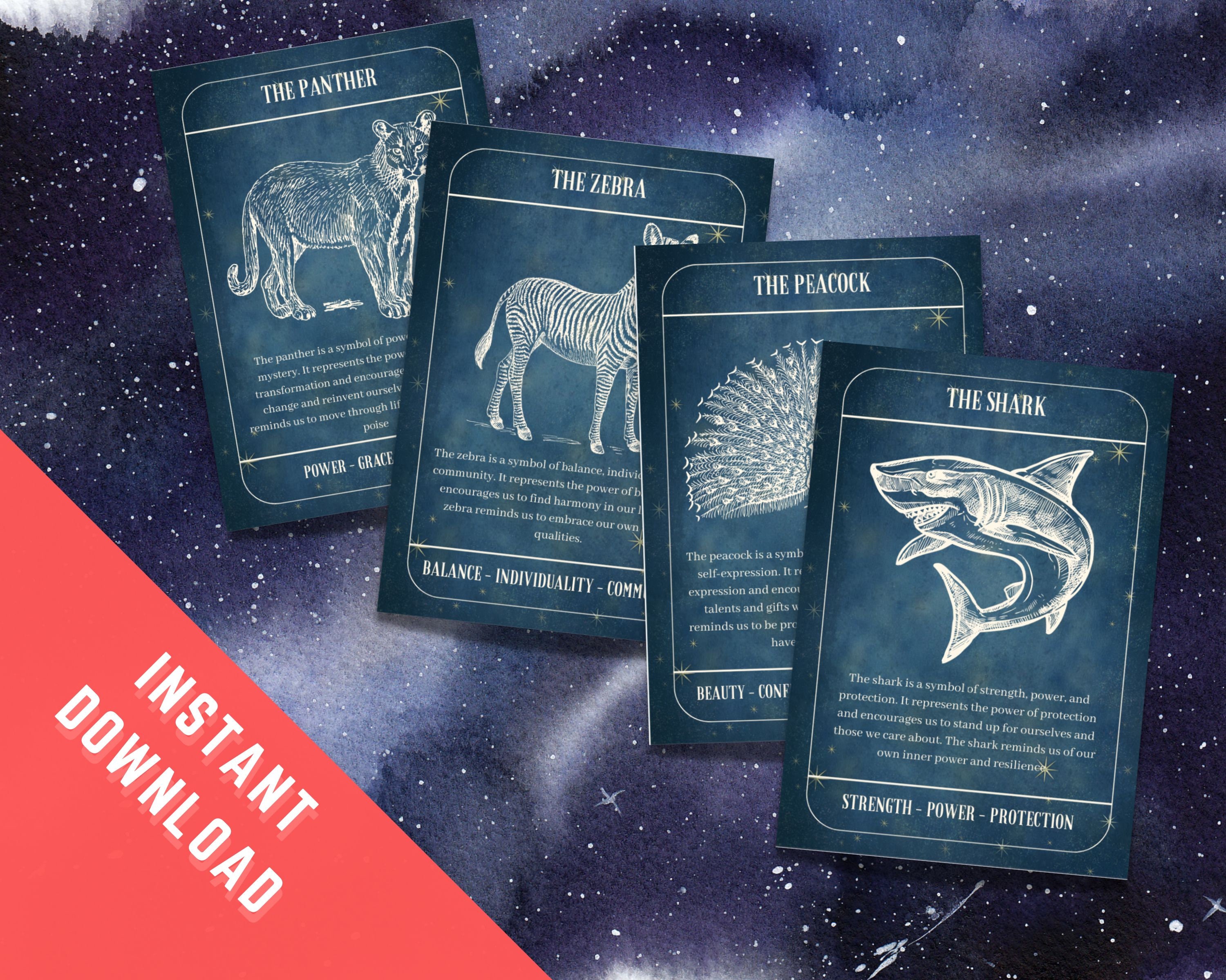 Printable Oracle Cards. Printable Oracle Deck. Instant Digital Download ...