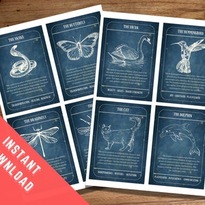 Printable Oracle Cards. Printable Oracle Deck. Instant Digital Download ...