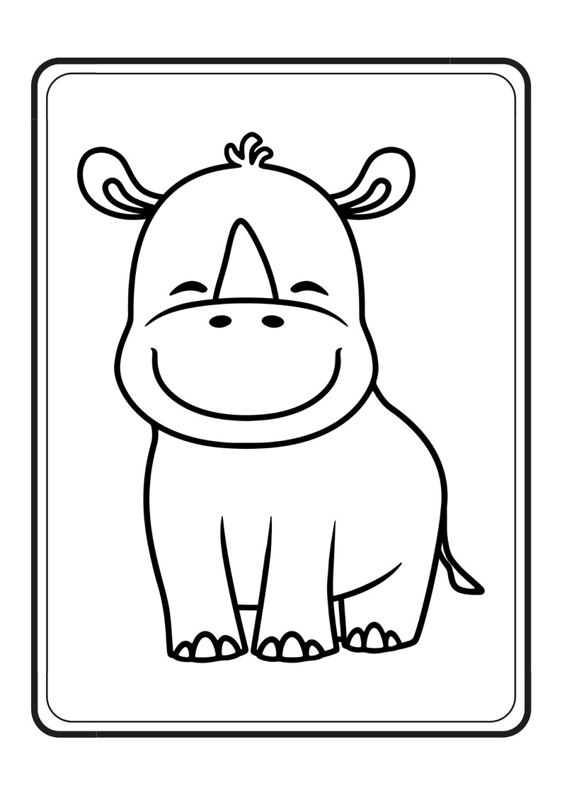 28 Printable Jungle Animals Coloring Pages for Kids Print at Home Kids ...