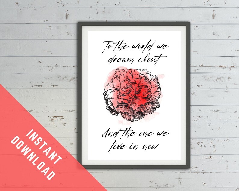 Hadestown Inspired Printable Wall Art. Instant Download Broadway Art ...