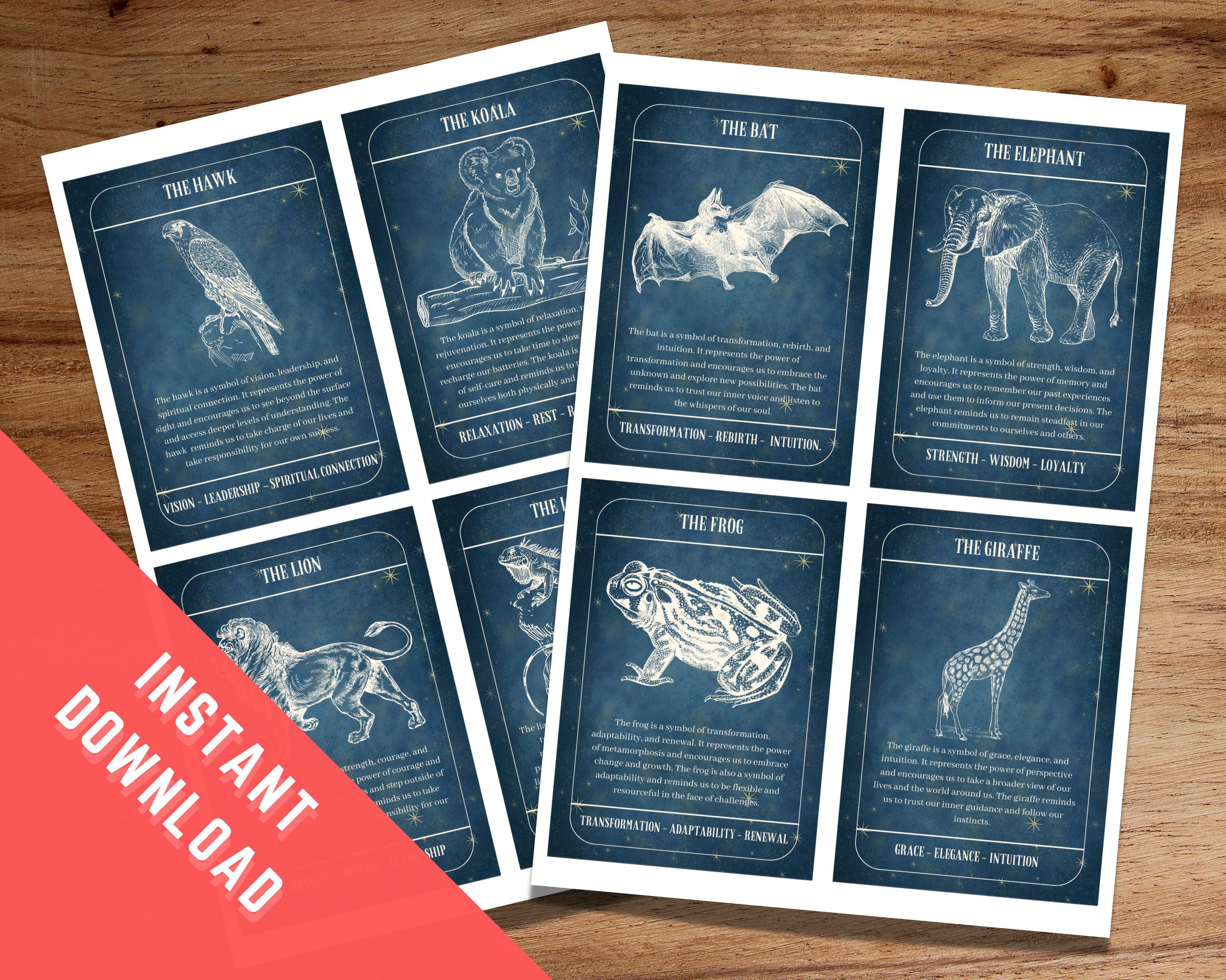 Printable Oracle Cards. Printable Oracle Deck. Instant Digital Download ...