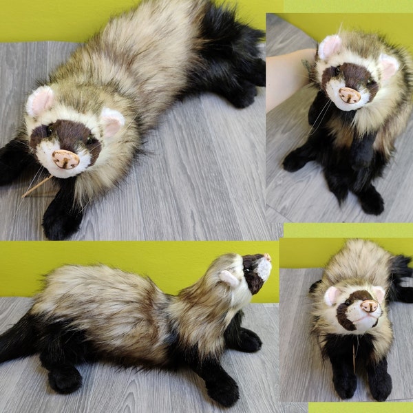 Realistic Ferret Plush - Etsy