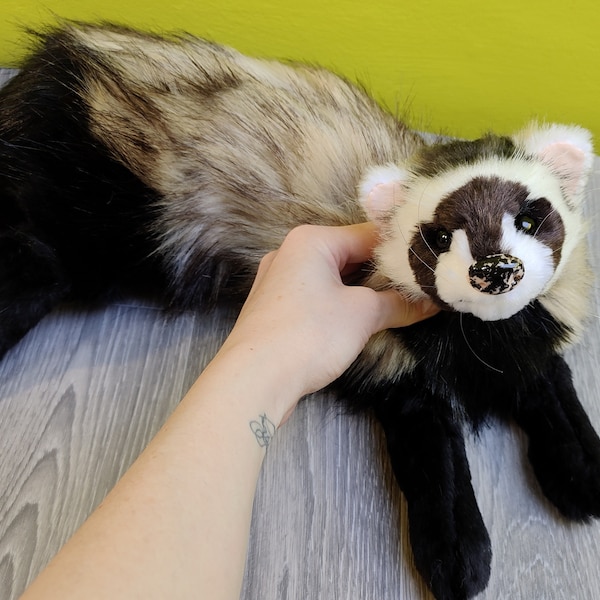 Realistic Ferret Plush - Etsy