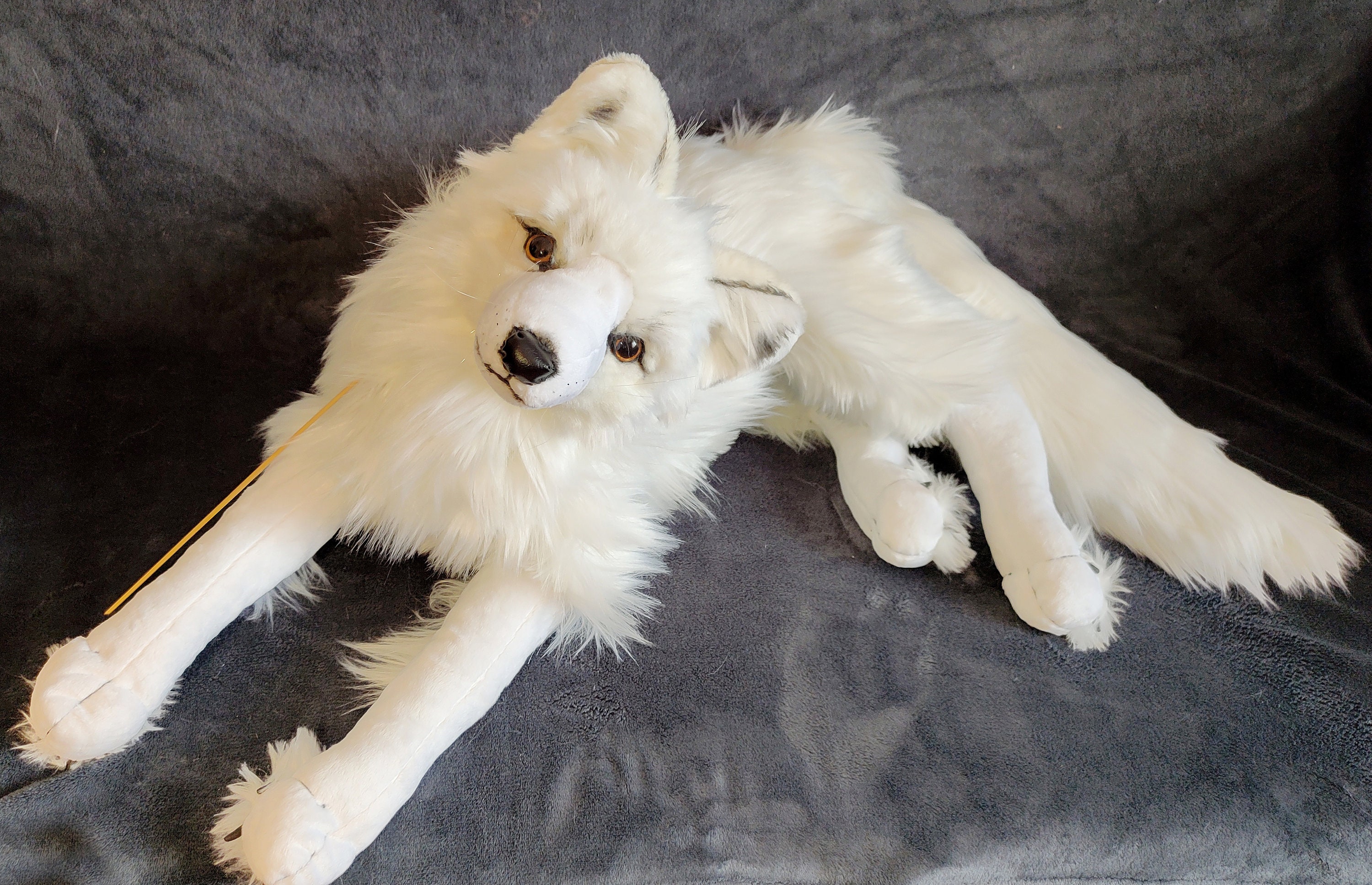 Made To Order Arctic Fox Plush Bigger Than Life Size Realistic Polar