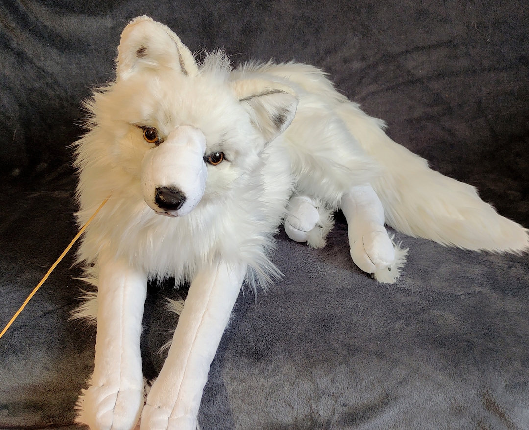 Made to Order ARCTIC Fox Plush/ Bigger Than Life-size - Etsy