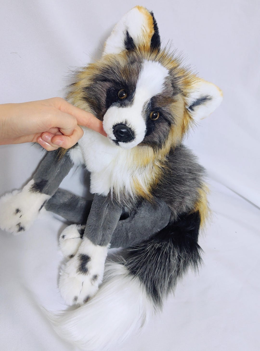 Made to Order! NOT in Stock! Weighted&floppy Calico Fox Plush - Etsy