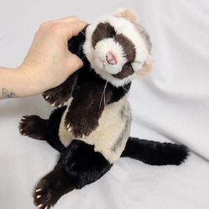Made to Order! NOT in Stock! Weighted&floppy Realistic Ferret Plush ...