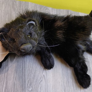 Made to Order! Solid Black Ferret Plush/ Extra FLOPPY Made of Luxury Faux Furs - Etsy
