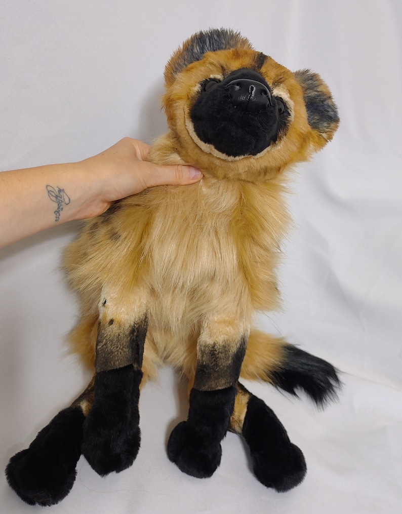 Made to Order! Not in Stock! Spotted Hyena Plush With Weighted Paws ...
