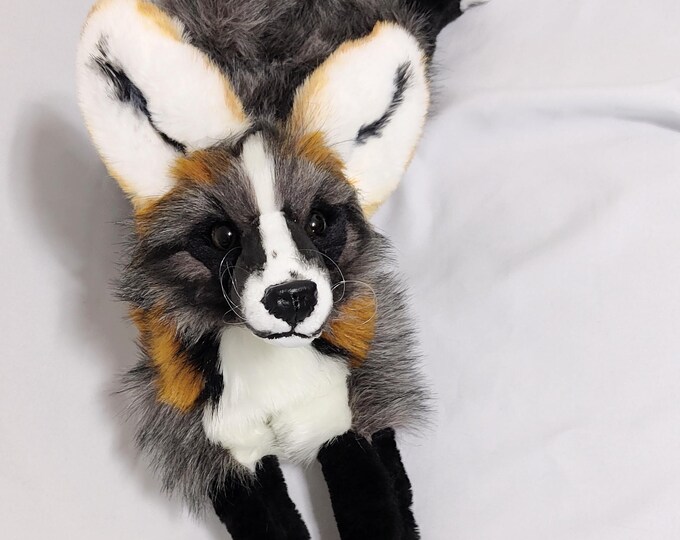 Made to Order NOT IN STOCK Weighted&floppy Cross-calico Fox Plush - Etsy