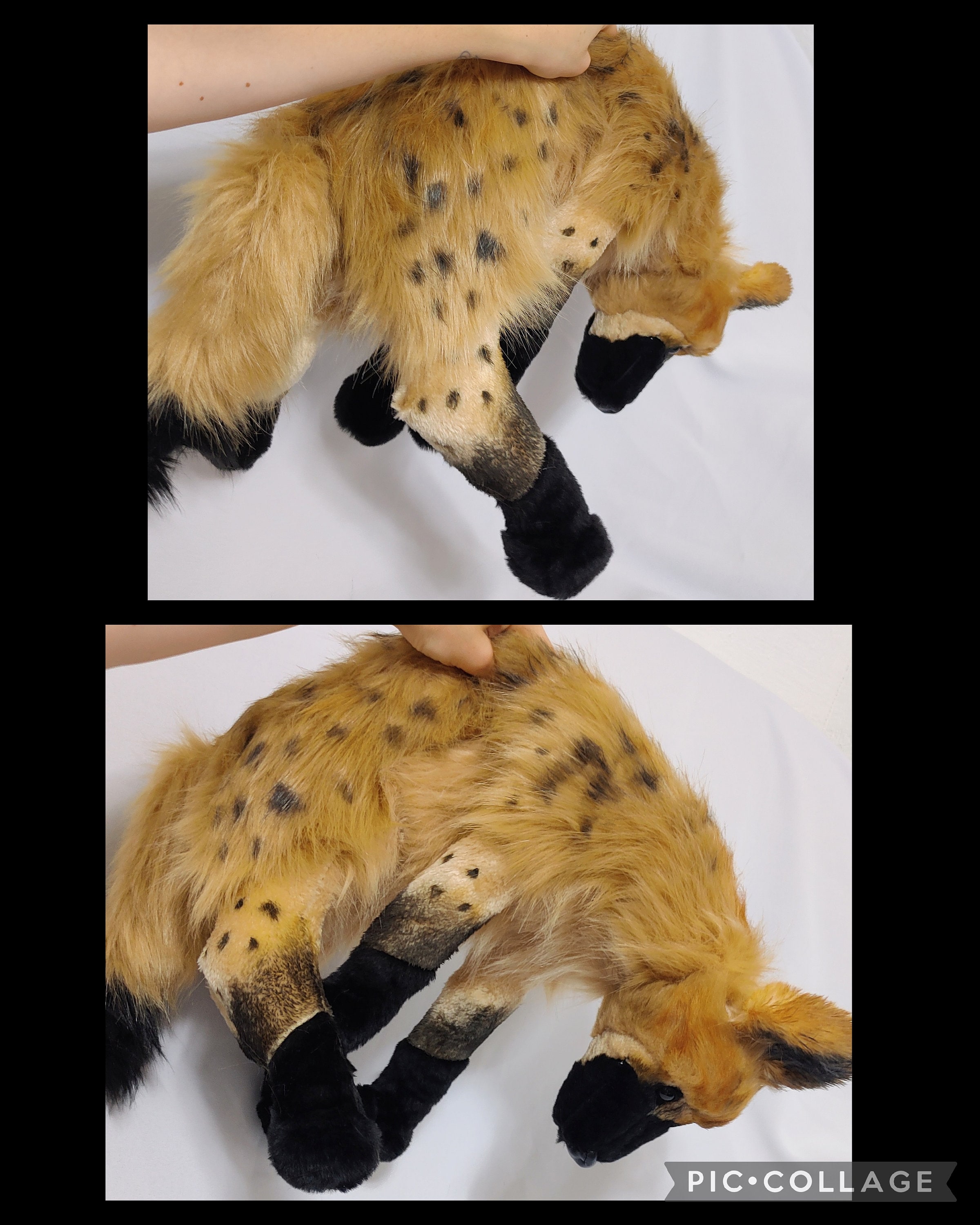 Made to Order! Not in Stock! Spotted Hyena Plush With Weighted Paws ...