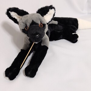 Made to Order! Baby Weighted and Floppy SILVER Fox Plush Made of Extra ...