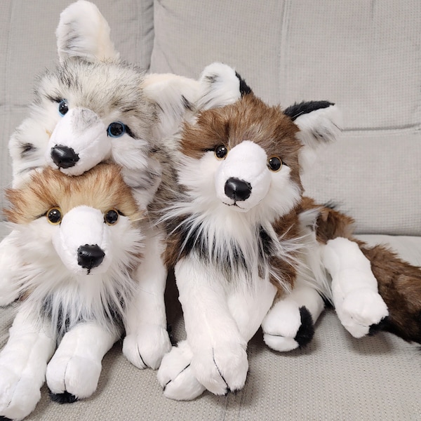 Wolf Plushies - Etsy