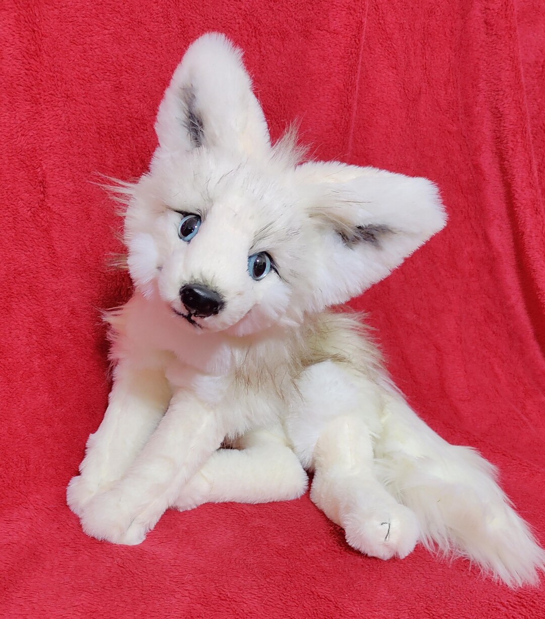 Made to Order NOT in STOCK Weighted&floppy White arctic Fox Plush ...