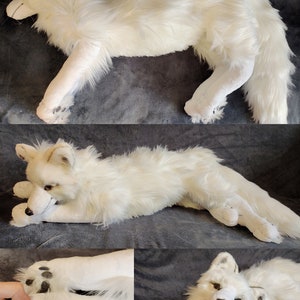 Made to Order! ARCTIC Fox Plush/ Bigger Than Life-size, Realistic Polar ...