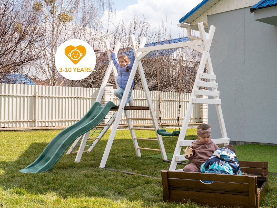 Outdoor Playset, Playground for Kids, Outdoor Play Gym, Toddler Gym ...