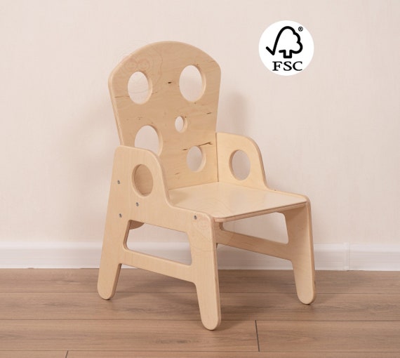Small wooden childs chair store