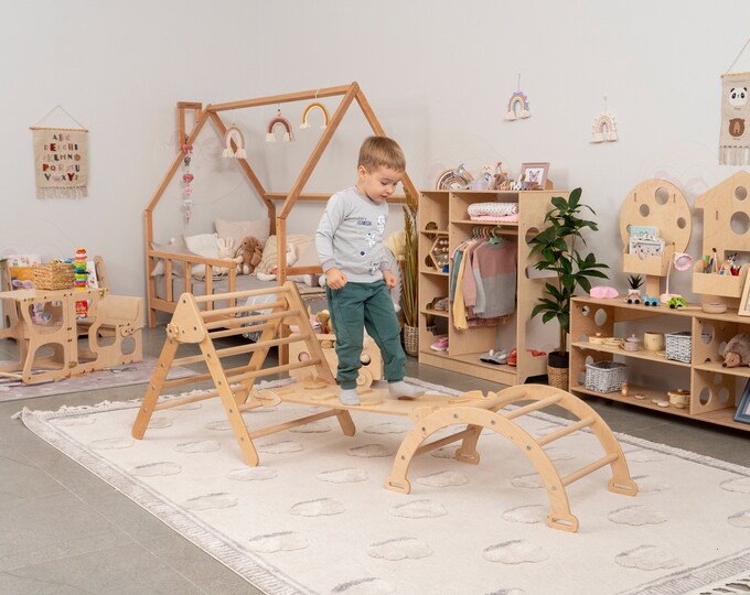 Vintage Choo Choo Train Rocking Chair Child Toy Wood, Locomotive,rattle ...