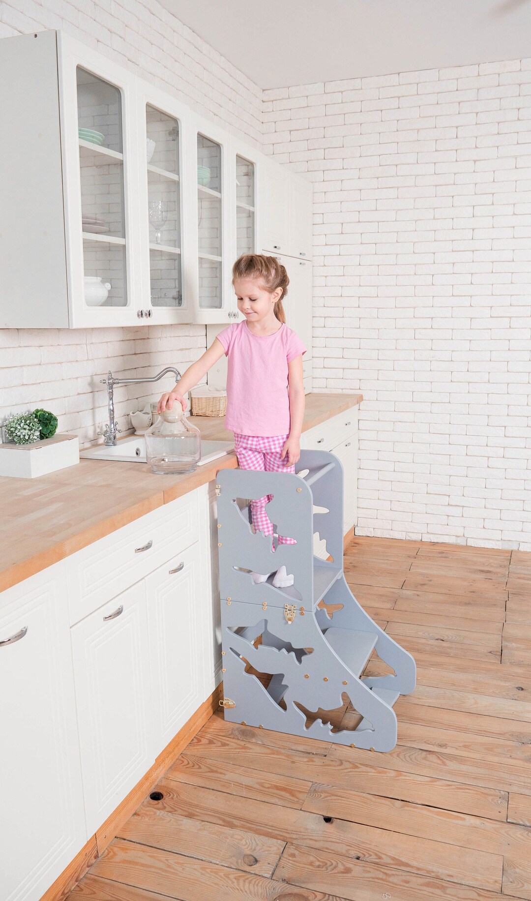 Safety Step Stool for Kids Montessori Nursery Decor Activity - Etsy