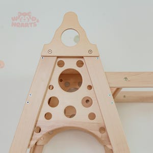 78x90" up to 8 Years Climbing Triangle Circle Teepee Playhouse With ...