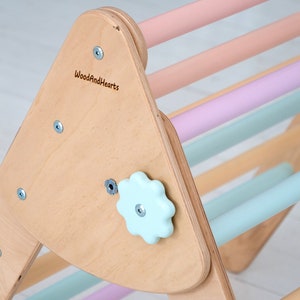 Foldable Triangle With Rock Climbing Ramp Montessori Kids - Etsy