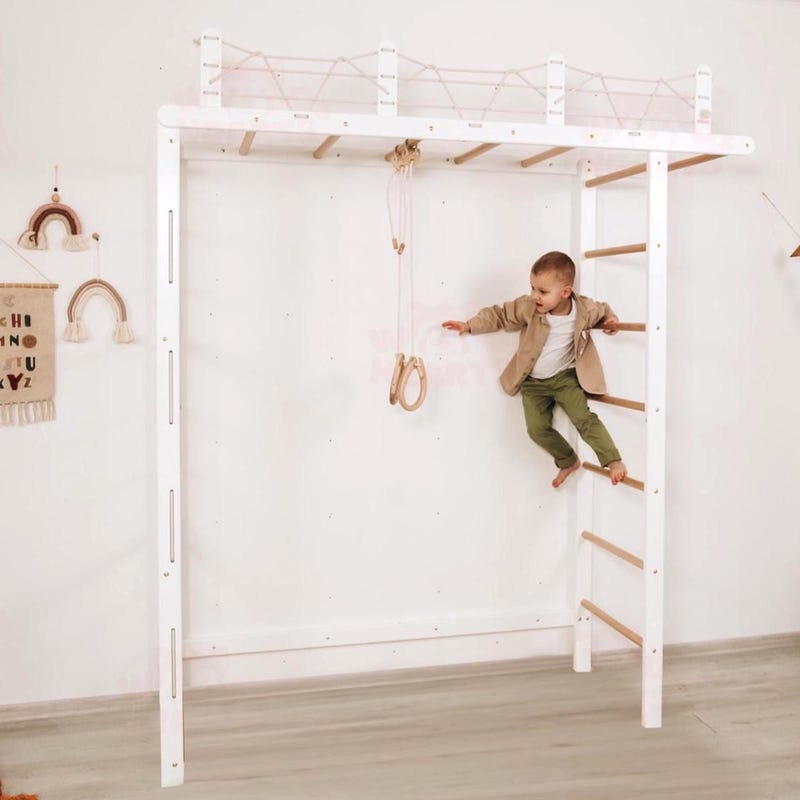 Wooden Climbing Monkey Bars - Etsy UK