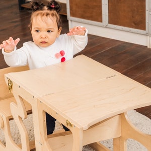 Montessori Tower Toddler Step Stool Kids Step Stool Helper Tower Helper ...