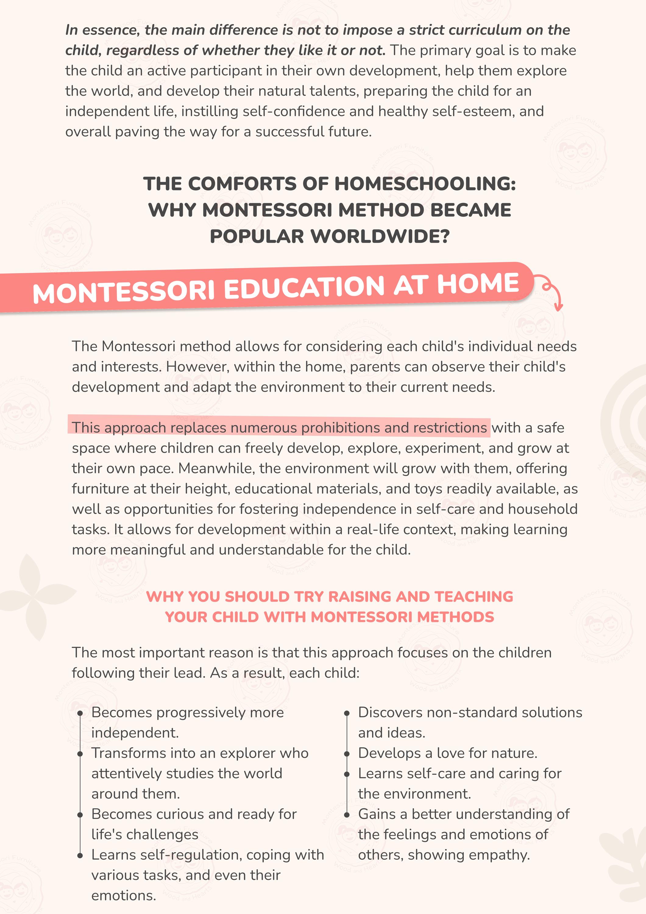 Montessori Education Comprehensive Guide by Woodandhearts | Secrets ...