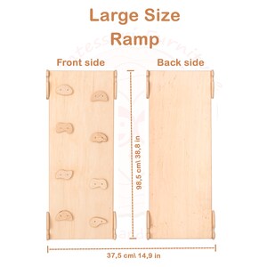 Foldable Triangle With Rock Climbing Ramp Montessori Kids - Etsy