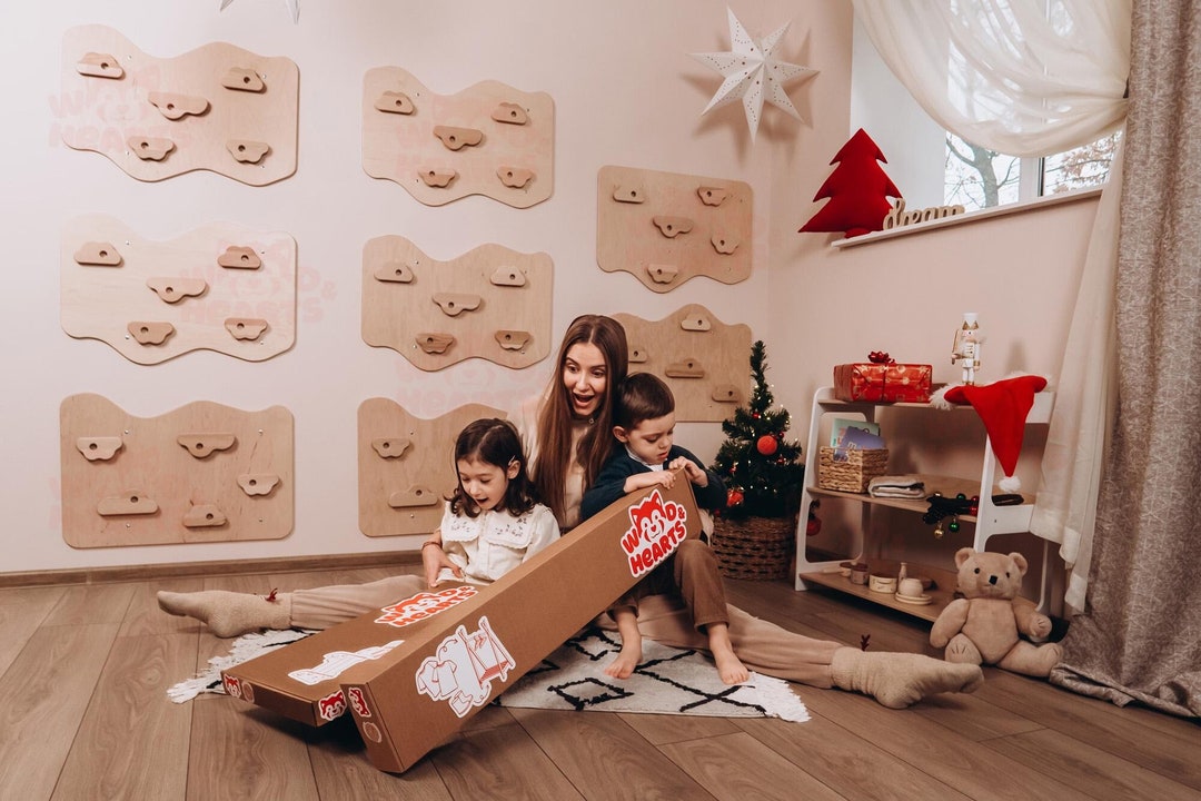 Indoor Rock Climbing Wall, Kids Wall, Playroom, System Wall, Montessori ...