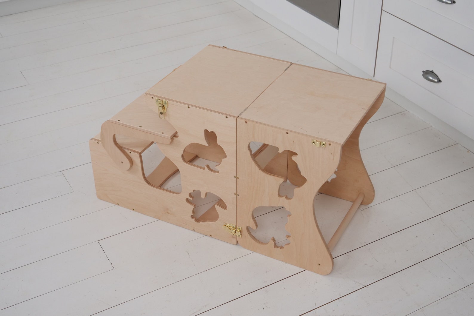 Kids Learning Chair Kitchen Step Stool Children Table Learning | Etsy