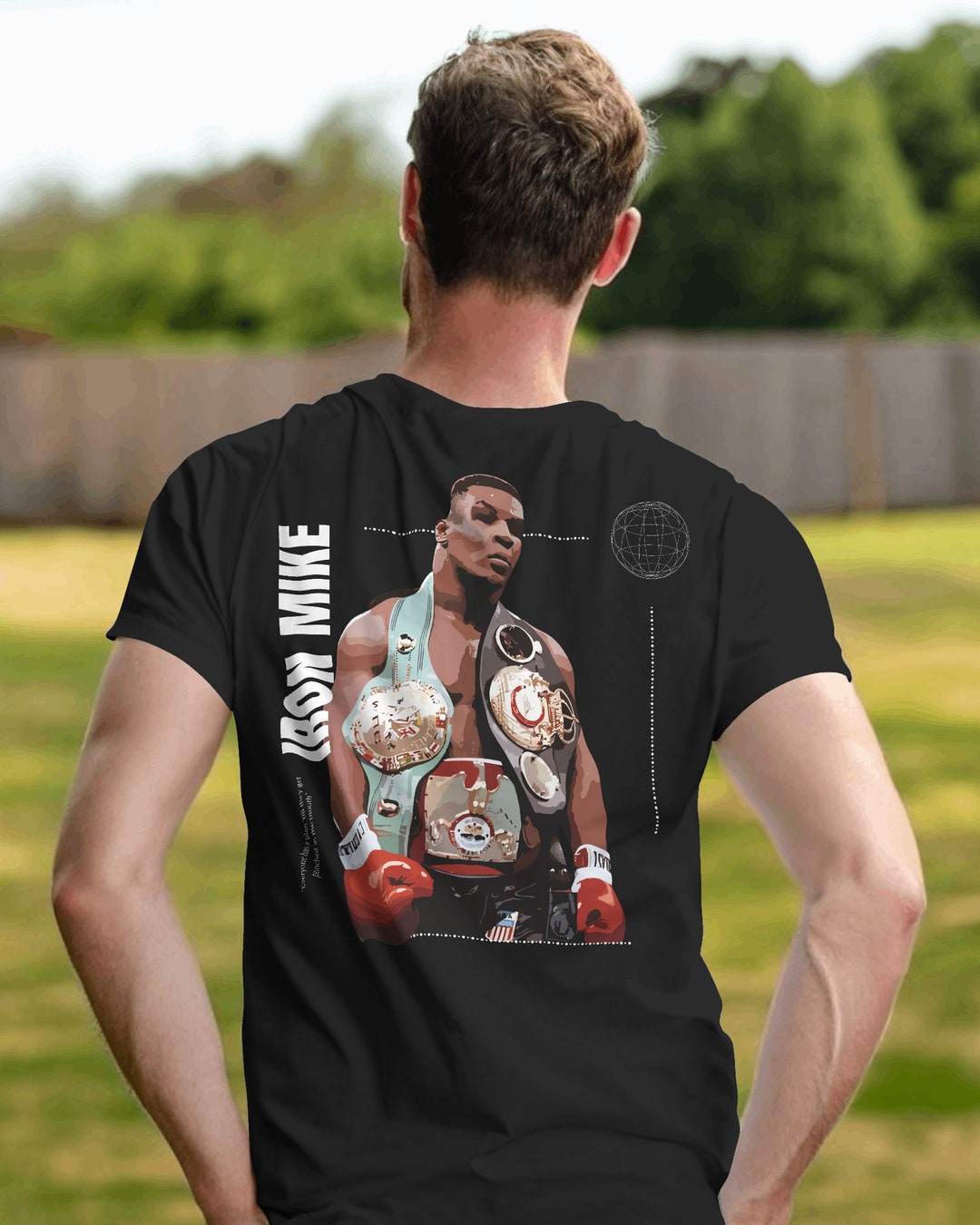 Iron Mike Tyson Retro 90's Style Boxing Graphic Tee - Etsy