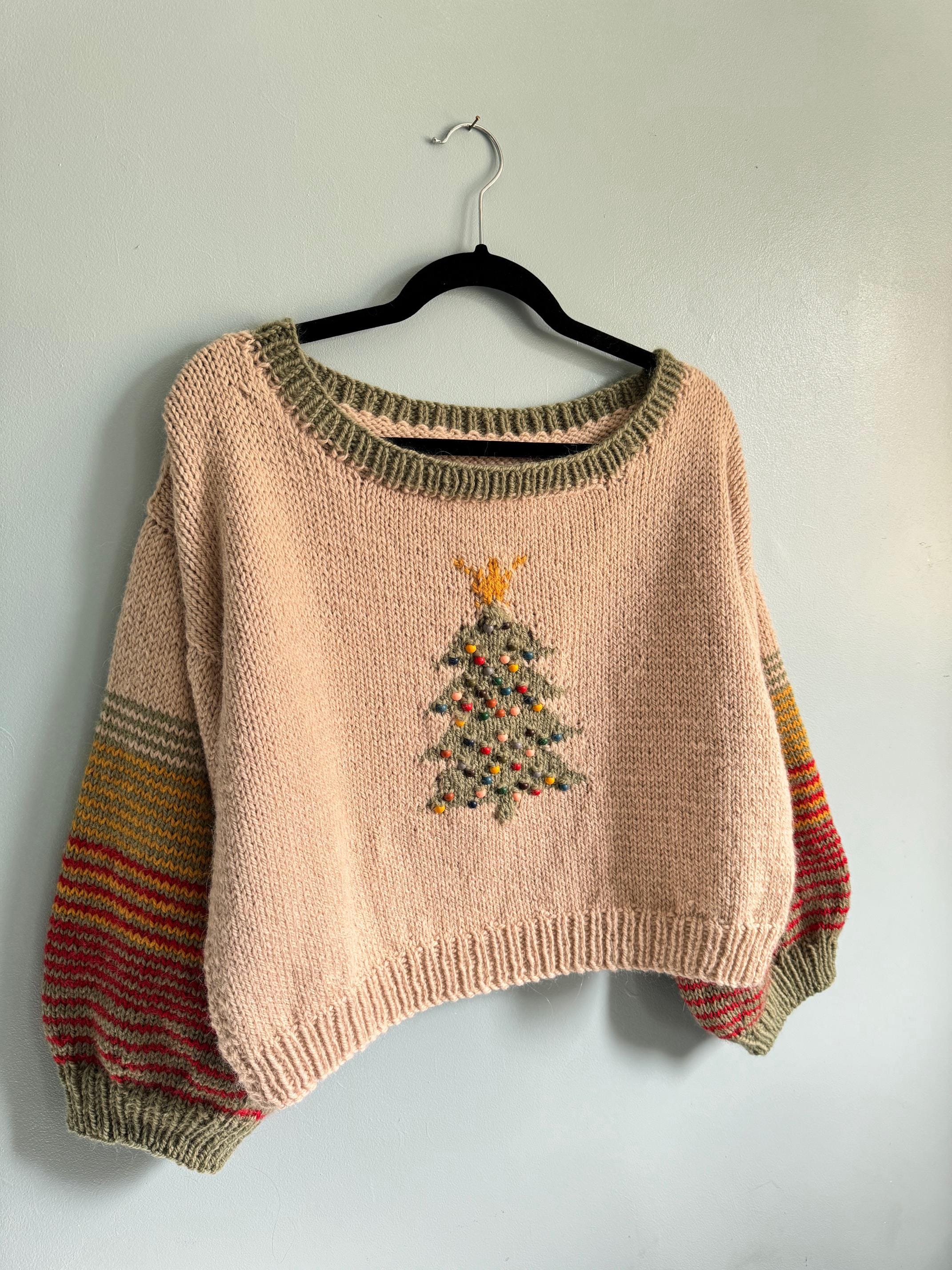 O Christmas Tree Sweater Knitting Pattern ENGLISH - Etsy
