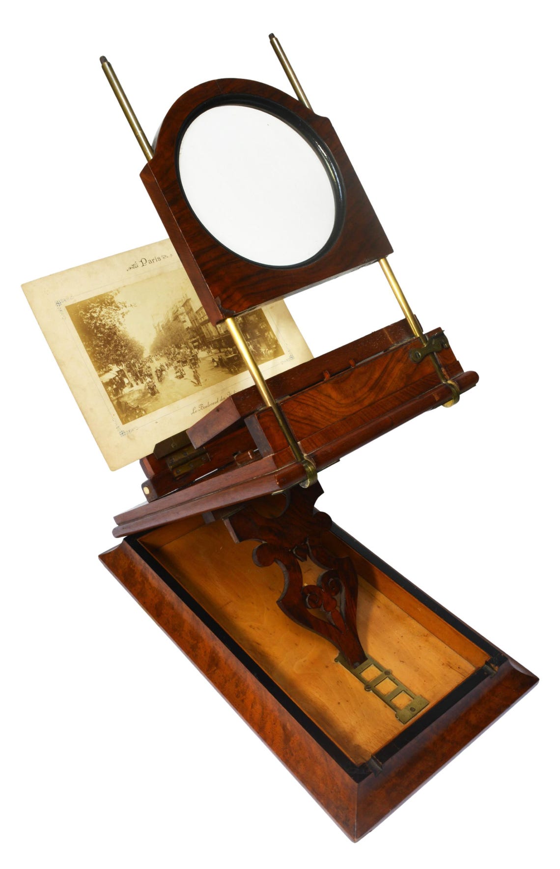 Victorian Stereo Graphoscope, Stereoscope, Stereo Viewer. See History ...