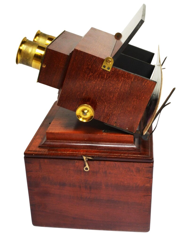 Victorian Antique Tabletop Stereoscope, Stereoviewer, Smith Beck & Beck ...