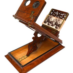 Victorian Stereo Graphoscope, Stereoscope, Stereo Viewer. See History ...