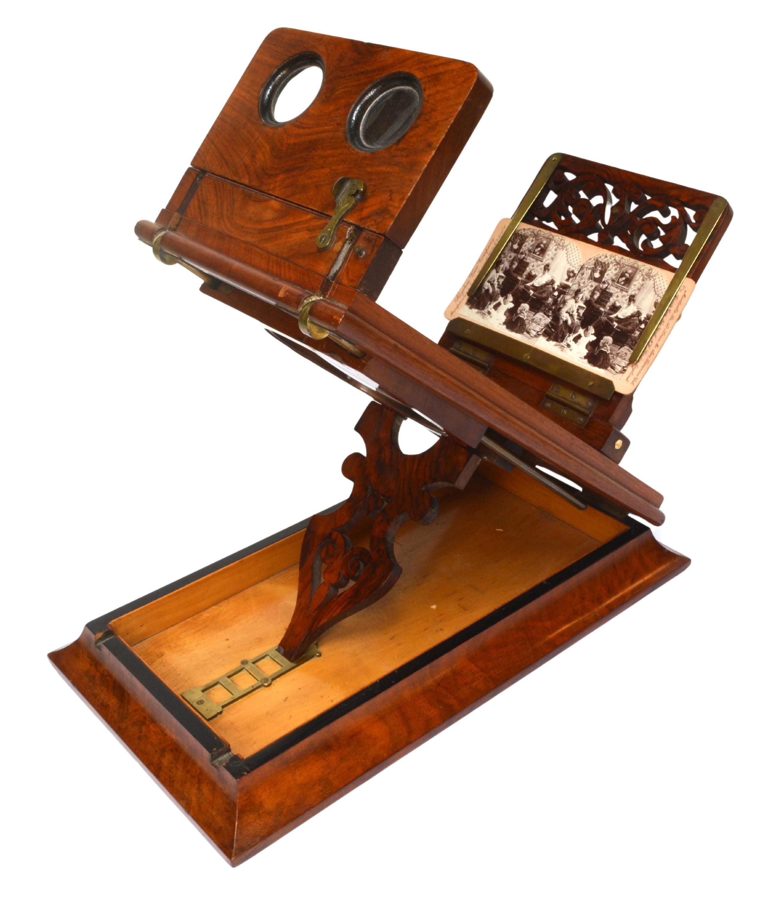 Victorian Stereo Graphoscope, Stereoscope, Stereo Viewer. See History ...