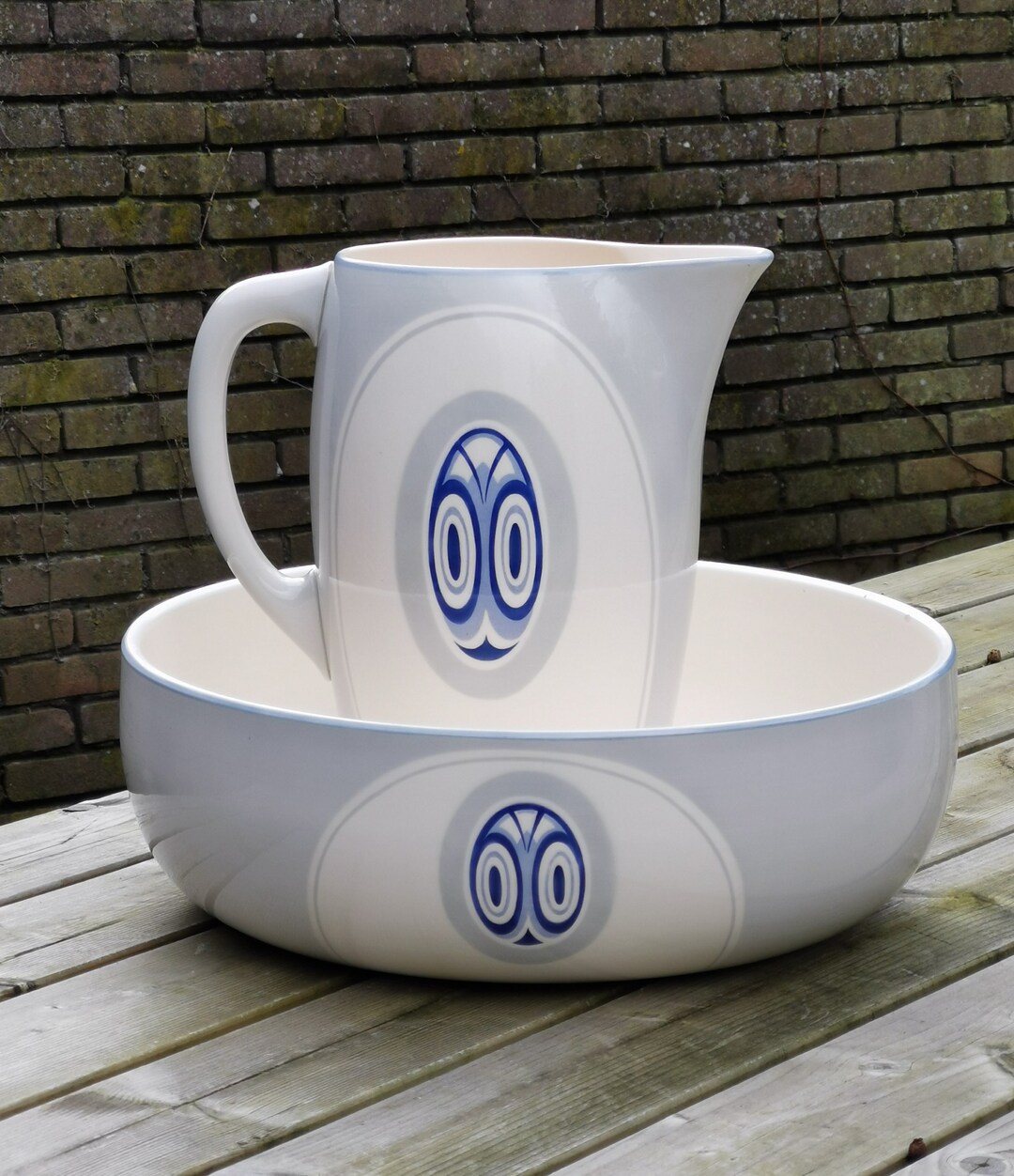 Villeroy & Boch Wash Basin and Pitcher Toilet Set / Lampet Stel - Etsy