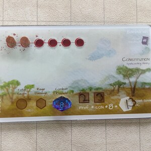 Barbarian - Rage Tracker | Dnd 5e | Acrylic - Etsy