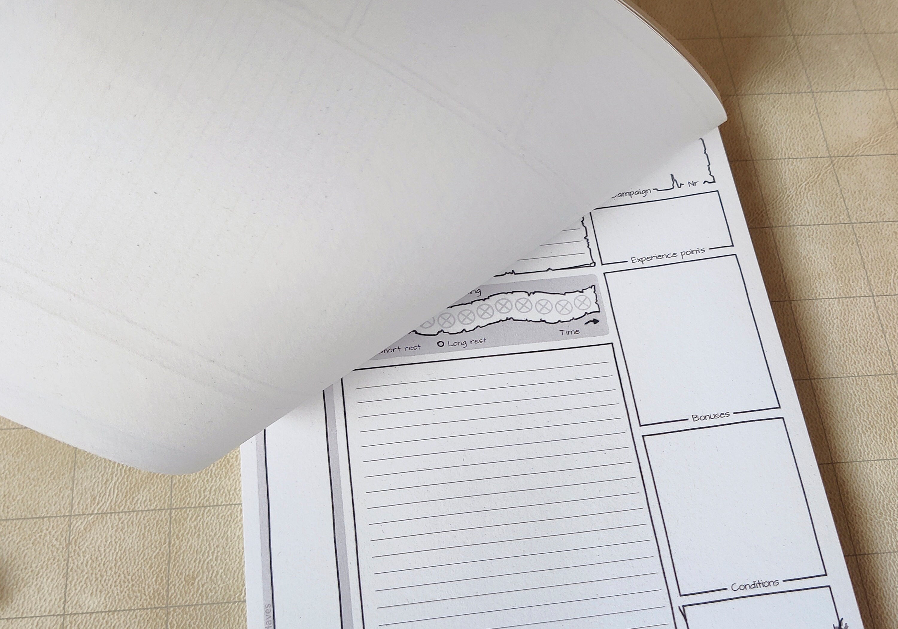 Session Notepad Dnd 5e A5 Noteblok Recycled Paper - Etsy