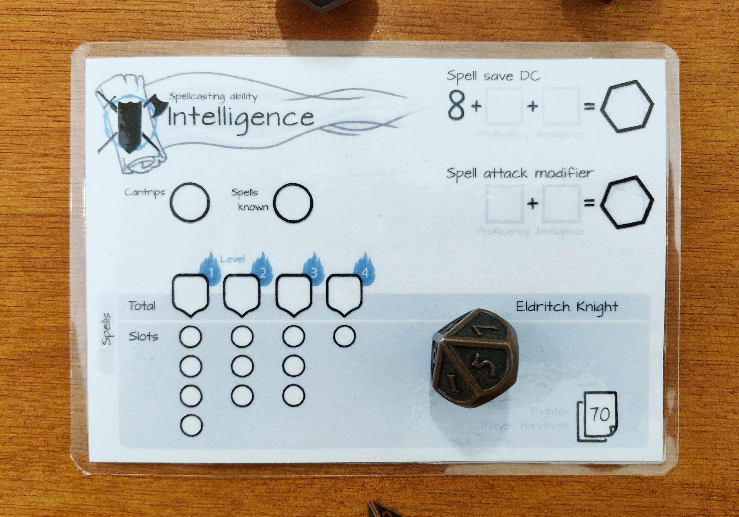 Fighter Spell Slot Tracker Dnd 5e PDF - Etsy