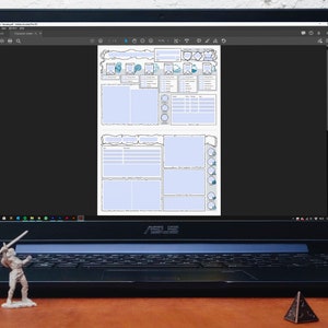 German Character Sheet - Deutsche | Dnd 5e | A4/A5 | PDF | Fillable - Etsy
