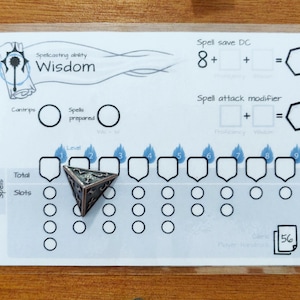 Cleric Spell Slot Tracker Dnd 5e PDF - Etsy