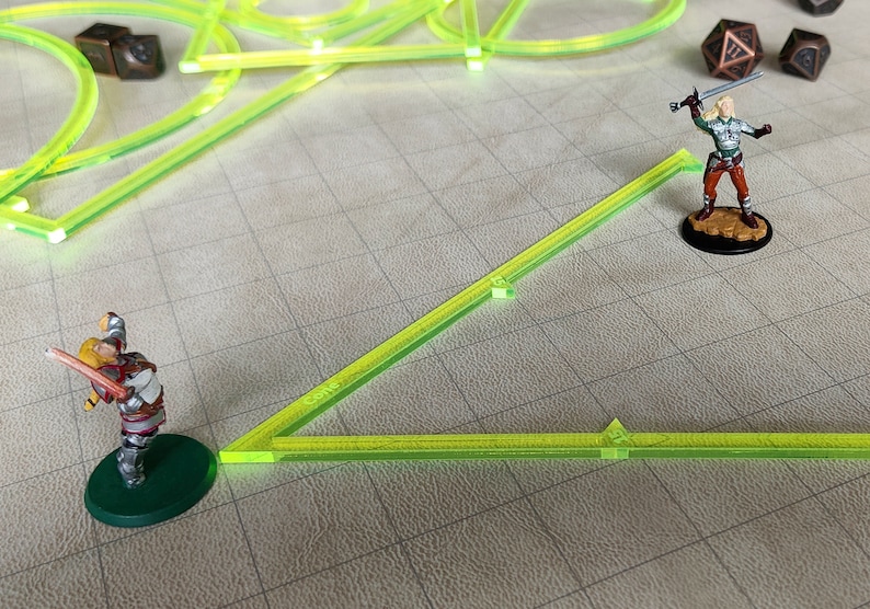Spell Area of Effect Rulers Acrylic Guides - Etsy