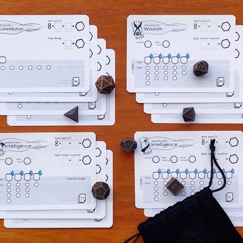 Rogue Spell Slot Tracker Dnd 5e PDF - Etsy