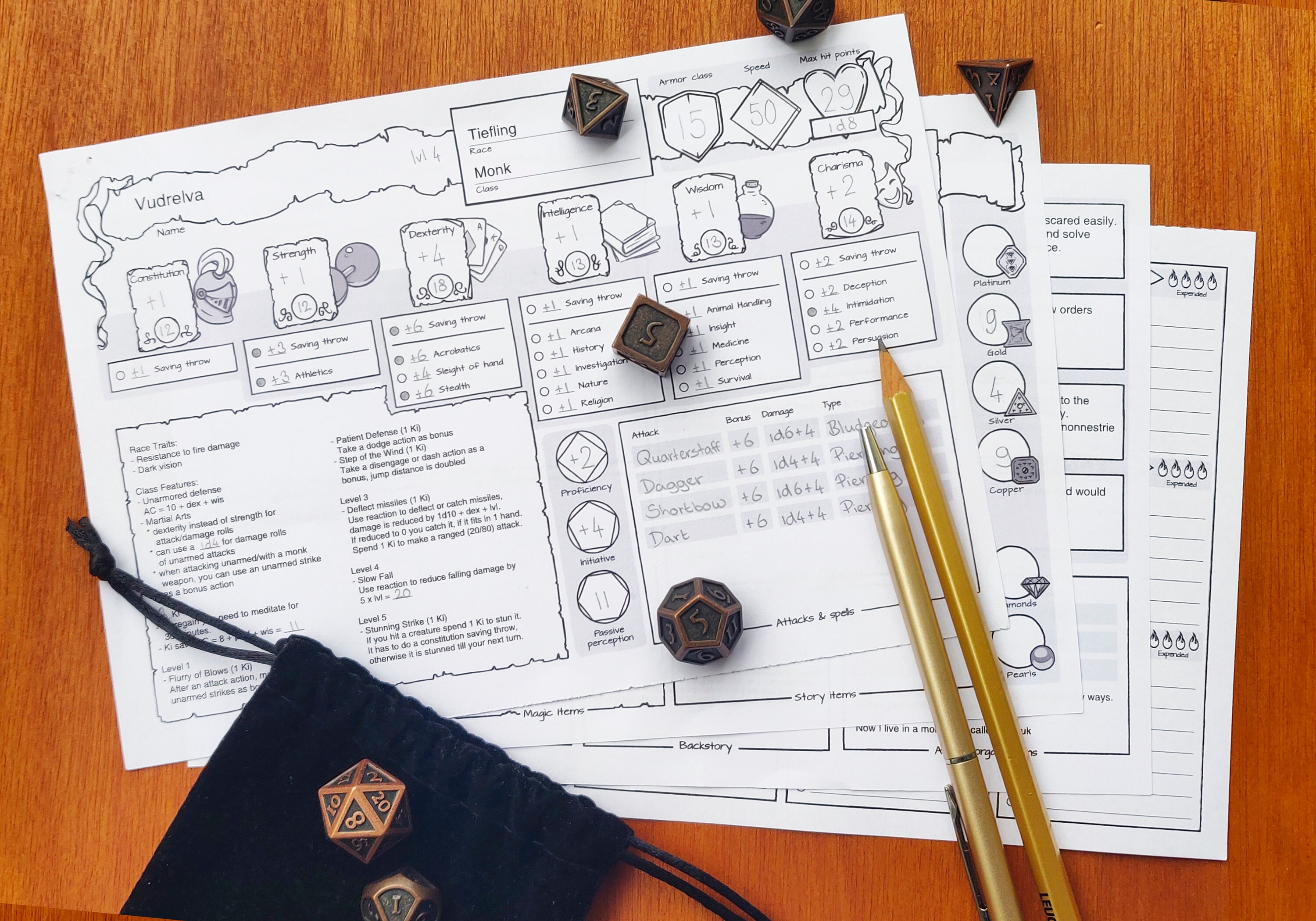 Simplified Character Sheet A5 DnD 5e PDF Fillable Etsy simplified-character-sheet-a5-dnd-5e-pdf-fillable-etsy