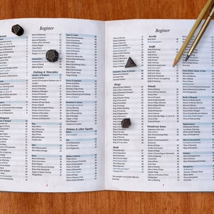 Register of Magical Curiosities - Dnd 5e | PDF - Etsy
