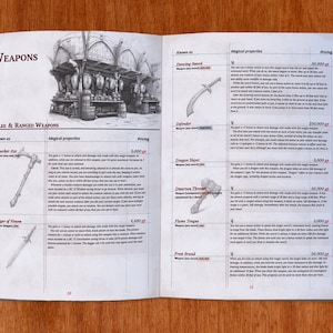 Register of Magical Curiosities - Dnd 5e | PDF - Etsy